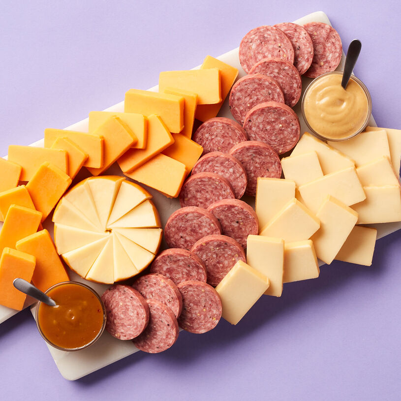 Sunny Summer Sausage & Cheese Gift Box - $54.99 | Hickory Farms