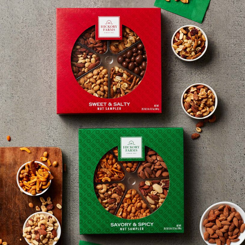 Savory & Spicy Nut Sampler | Hickory Farms