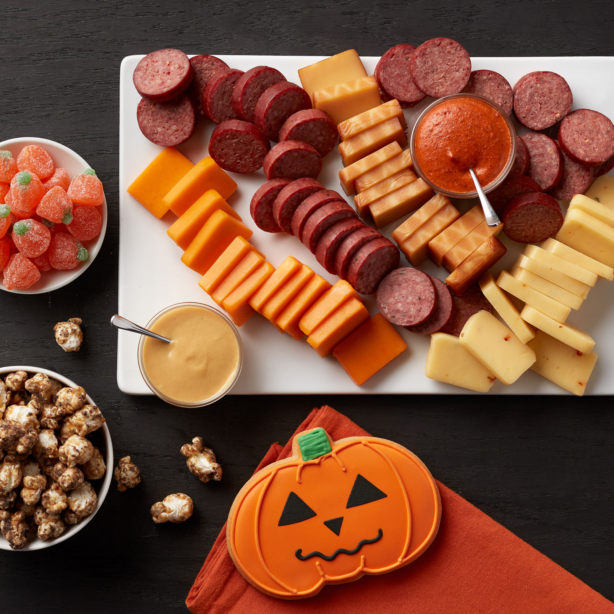 Spooky Snacks Halloween Gift Tower - $49.99 | Hickory Farms