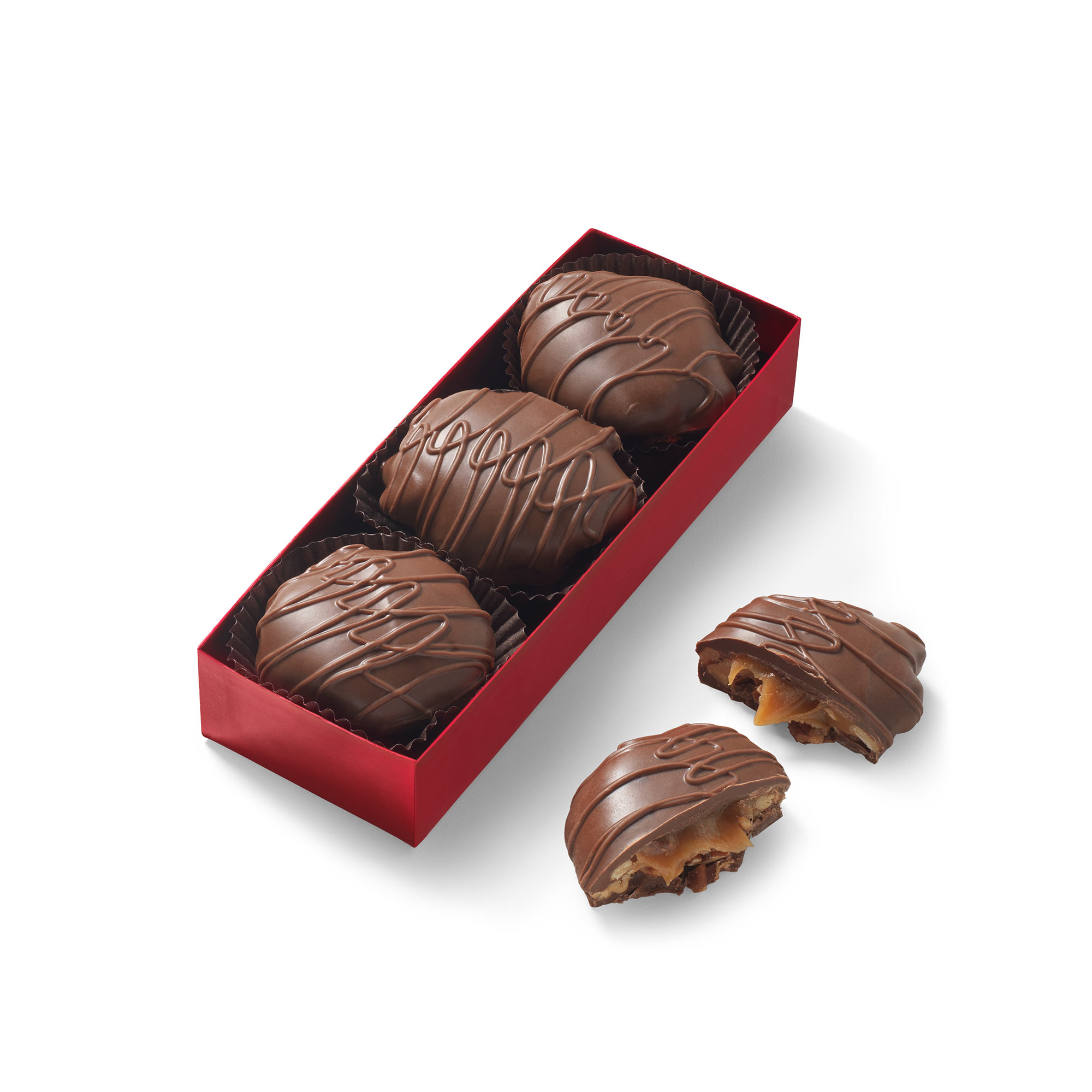 Deluxe Chocolate Caramel Clusters | Hickory Farms