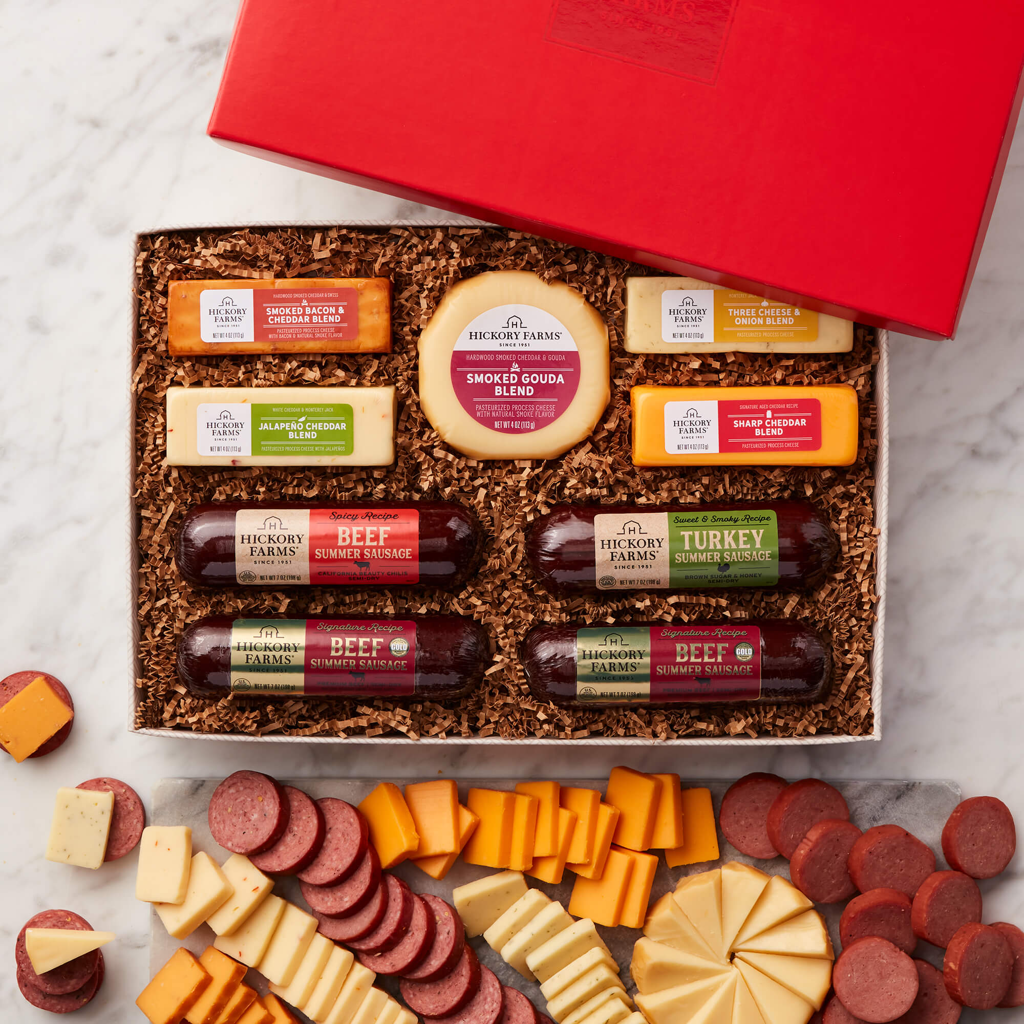 Cheese & Sausage Lover's Gift Box | Hickory Farms