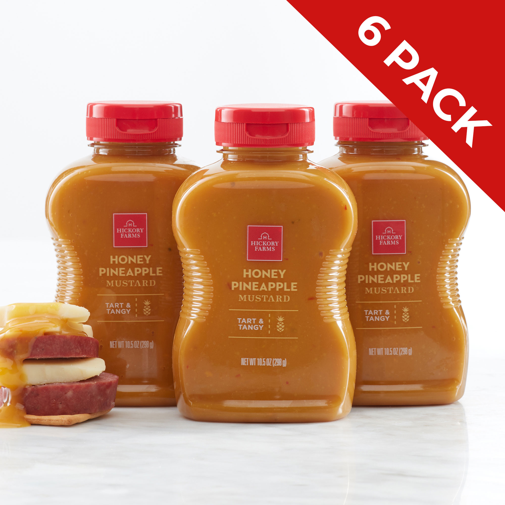 Honey Pineapple Mustard 6 -Pack | Hickory Farms