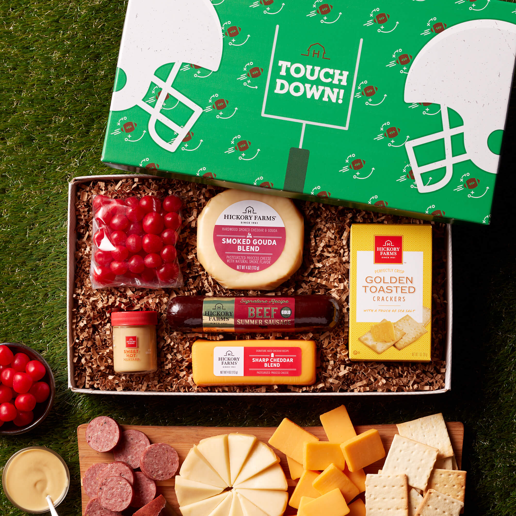 Touchdown Treats Gift Box | Hickory Farms