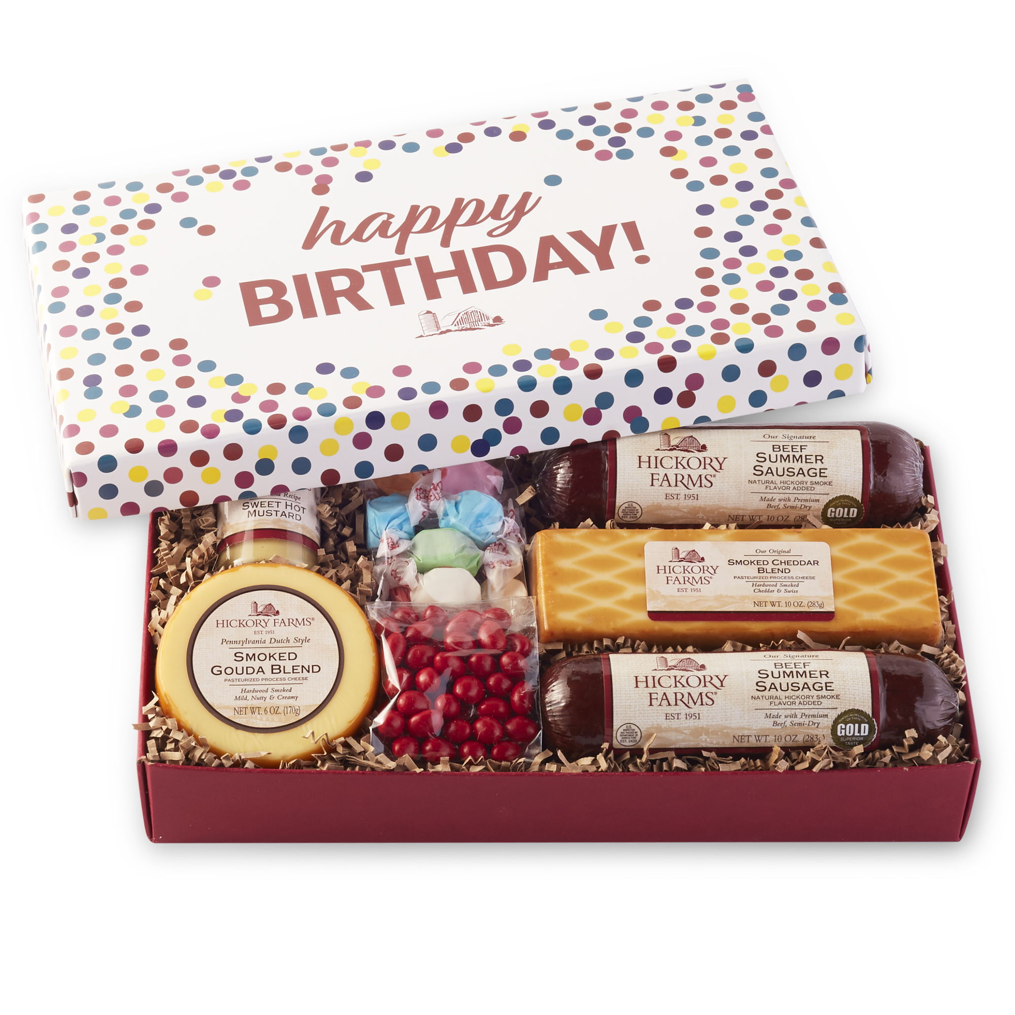 Hickory Farms Sweet & Savory Birthday Confetti Box | Hickory Farms