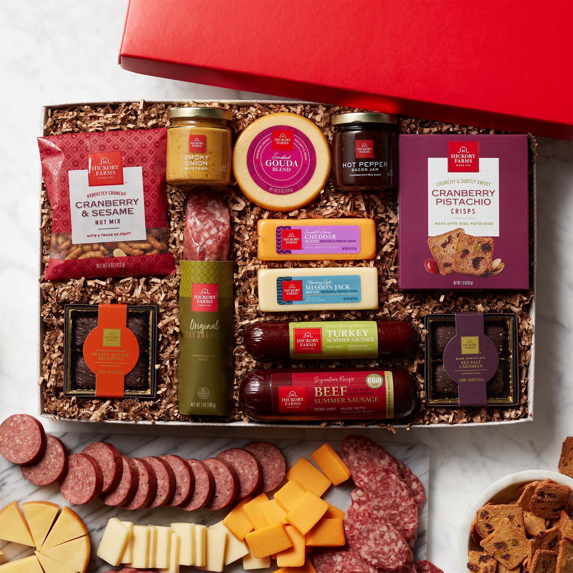 Premium Charcuterie & Chocolate Gift Box | Hickory Farms