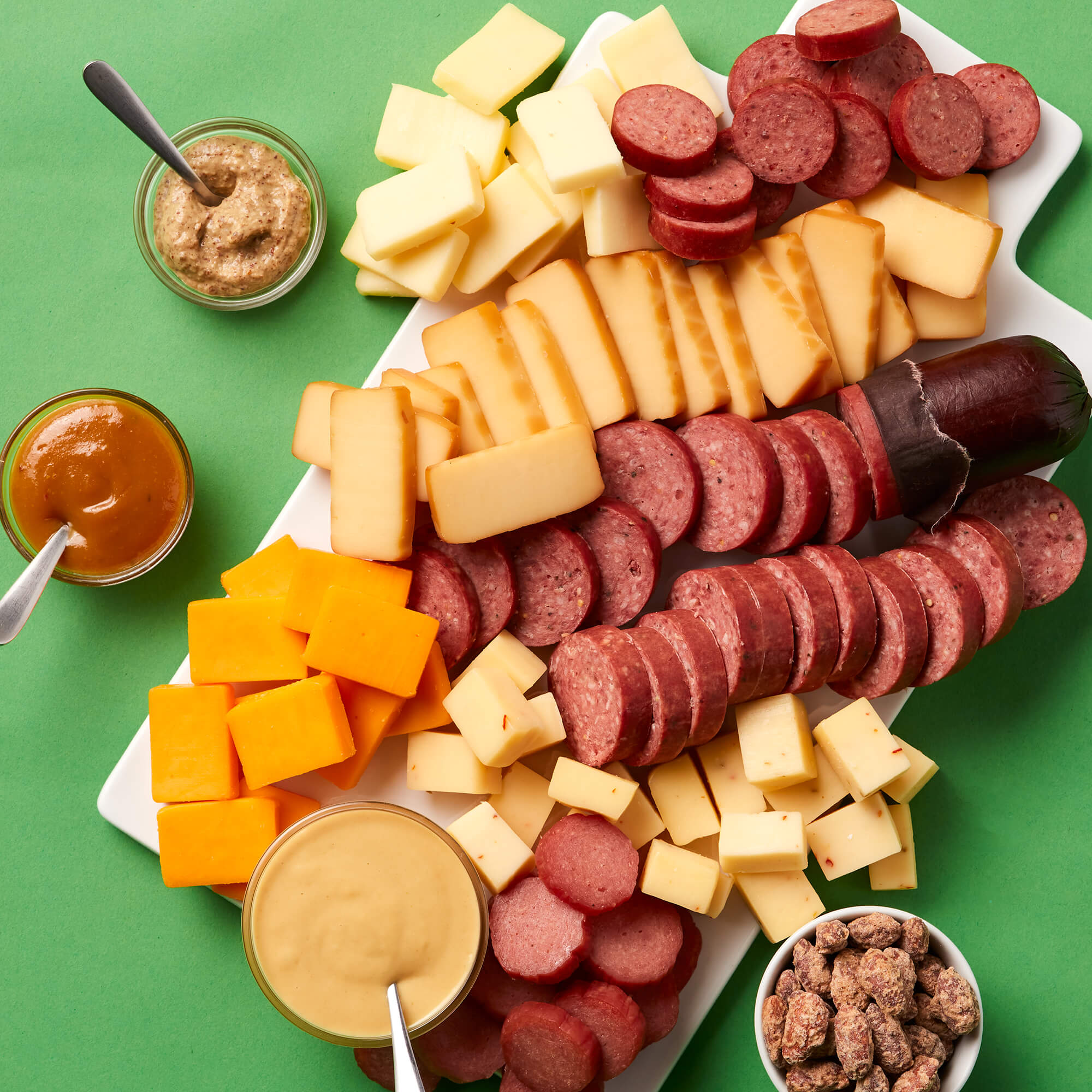 Holiday Gourmet Meat & Cheese Gift Tower | Hickory Farms