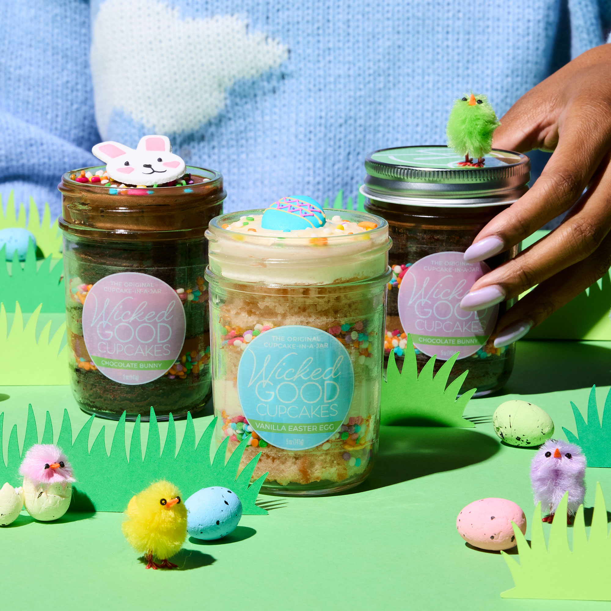Easter Cupcake Jar 2-Pack | Hickory Farms