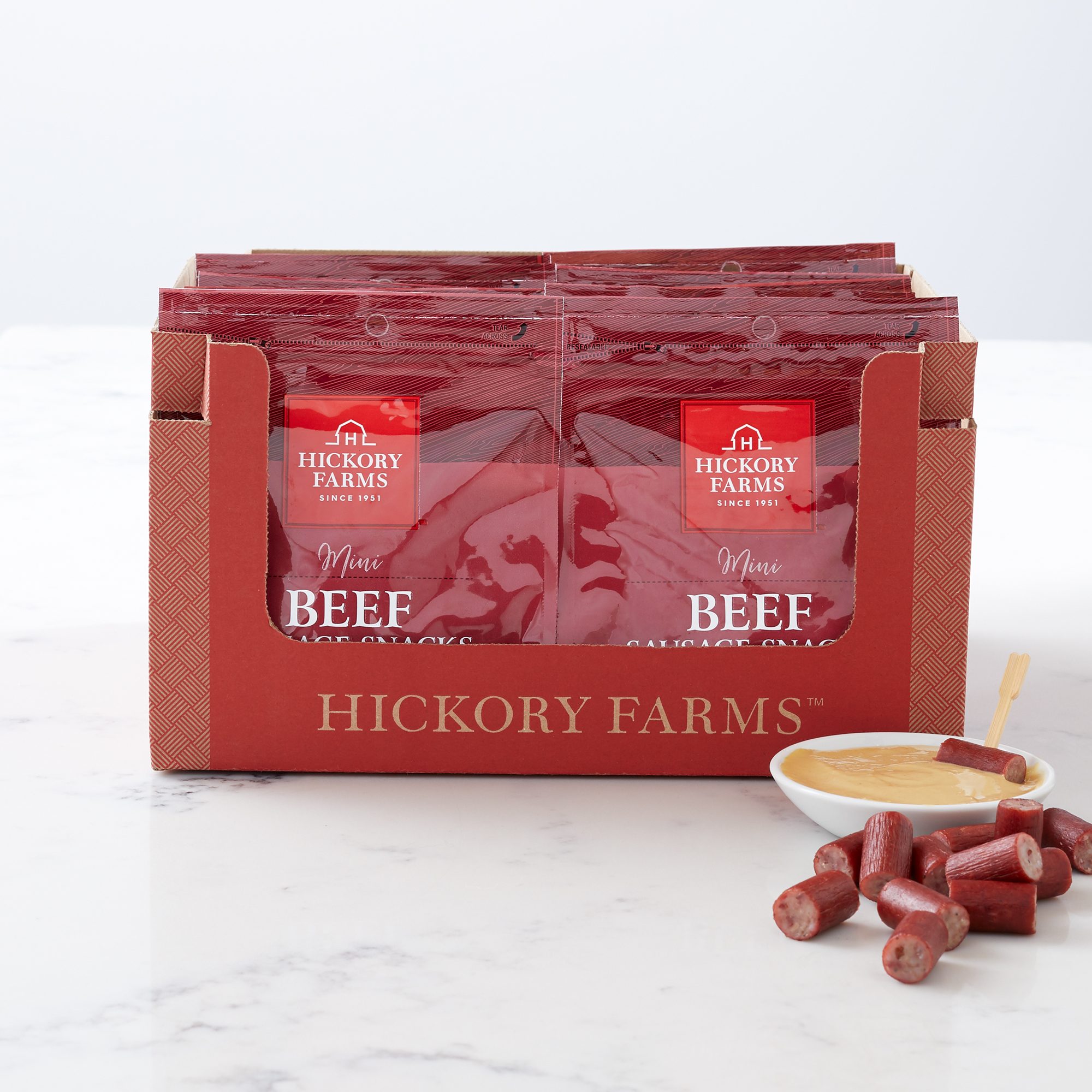 Mini Beef Sausage Snacks | Hickory Farms